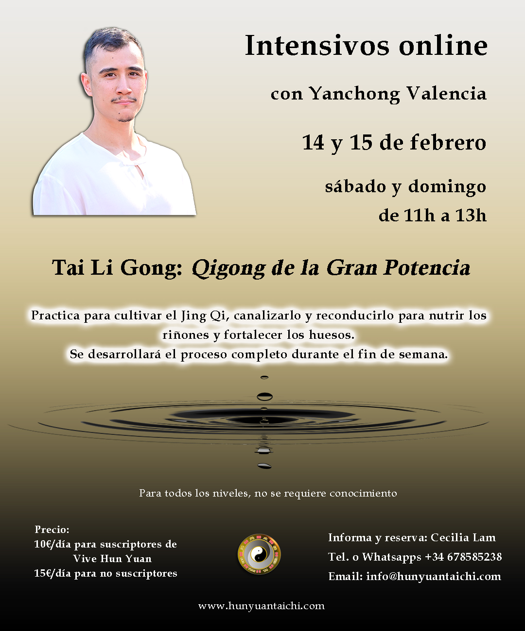 Talleres online: Qigong de la Gran Potencia - Tai Li Gong - Formación ...